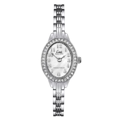 Limit Ladies' Oval Stone Set Silver Tone Bracelet Watch - H. Samuel the ...