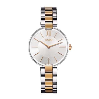 Rado ladies' two tone silver bracelet watch - Ernest Jones