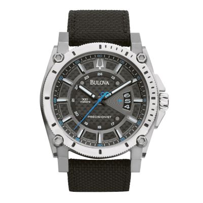 Bulova Men's Precisionist Black Kevlar Strap Watch - H. Samuel the Jeweller