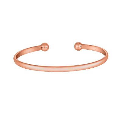 9ct Rose Gold Torque Bangle | H.Samuel