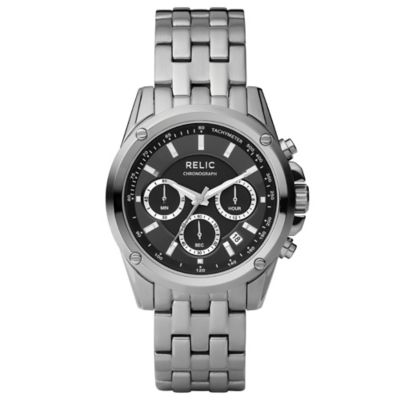 Relic Men's Chronograph Stainless Steel Bracelet Watch | H.Samuel
